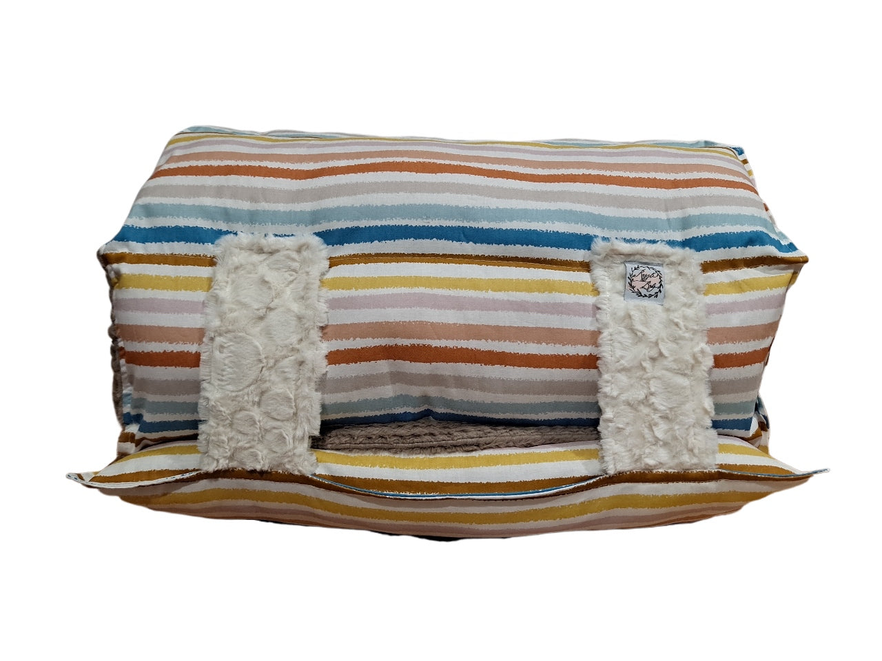 Neutral Stripes Nap Mat – Razzle Baby